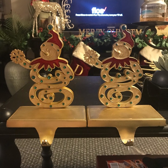 Holiday | Snowmen Stocking Holders Set Of 2 | Poshmark